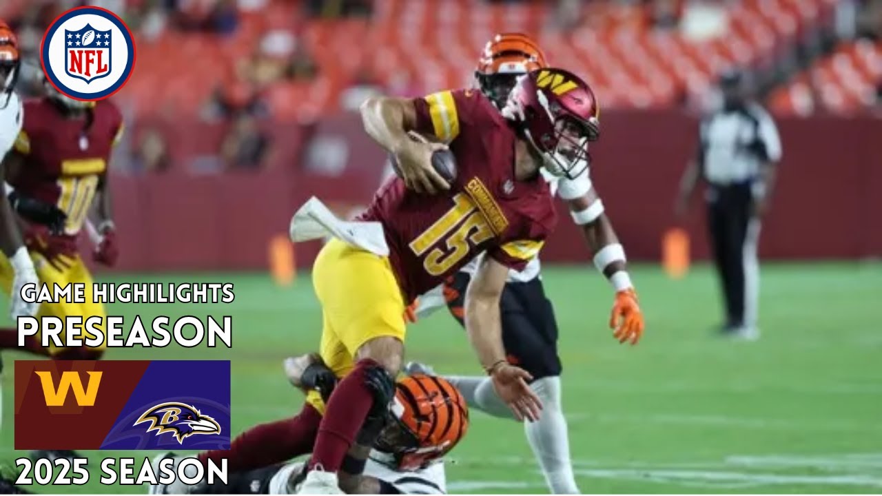 Washington Commanders vs. Baltimore Ravens Game Highlights | NFL 2025 ...