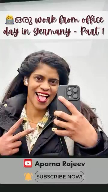 Work from office day in Germany👩‍💻#mallu #vlog #work #workday #office # ...