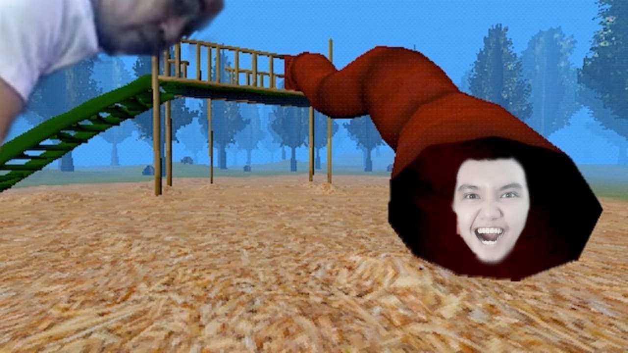 NEVER GO TO THIS CURSED PLAYGROUND - Slide In The Wood (Gameplay) - YouTube