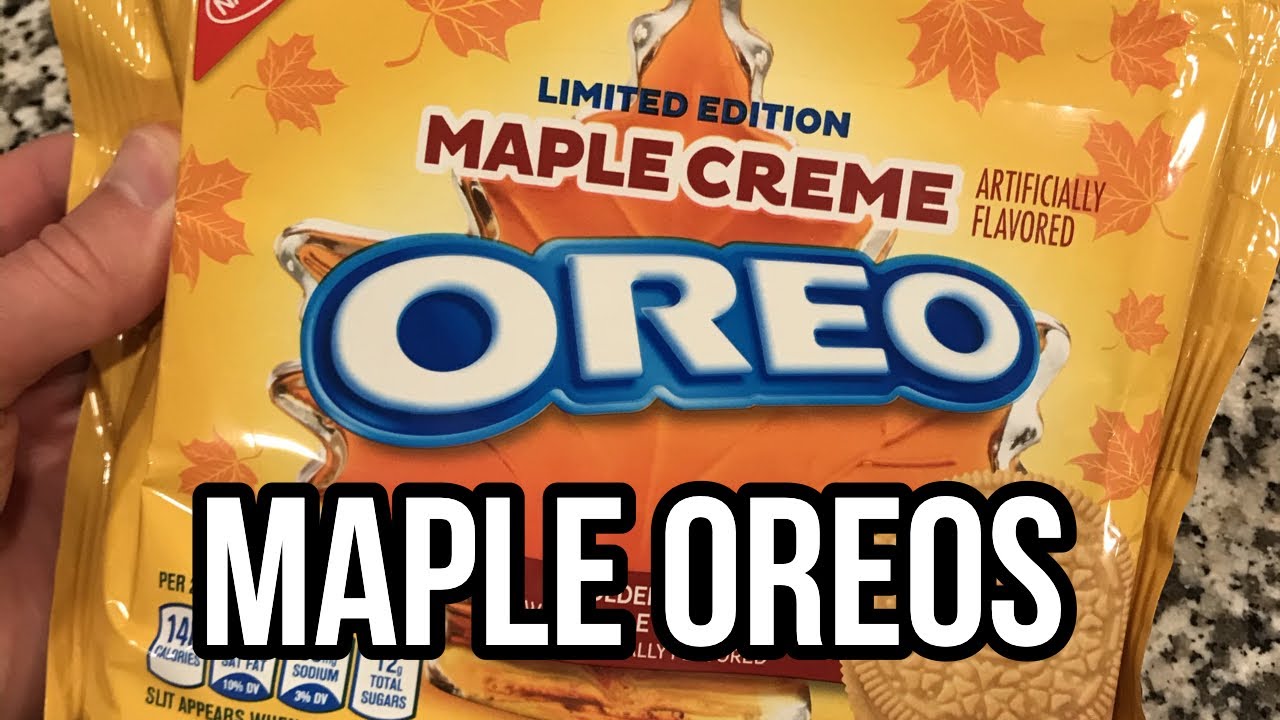 Maple Creme Oreos 🍁 - YouTube