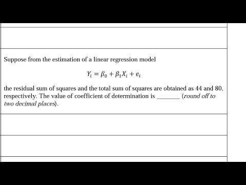 coefficient of determination from RSS and TSS . GATE ECONOMICS 2023 # ...