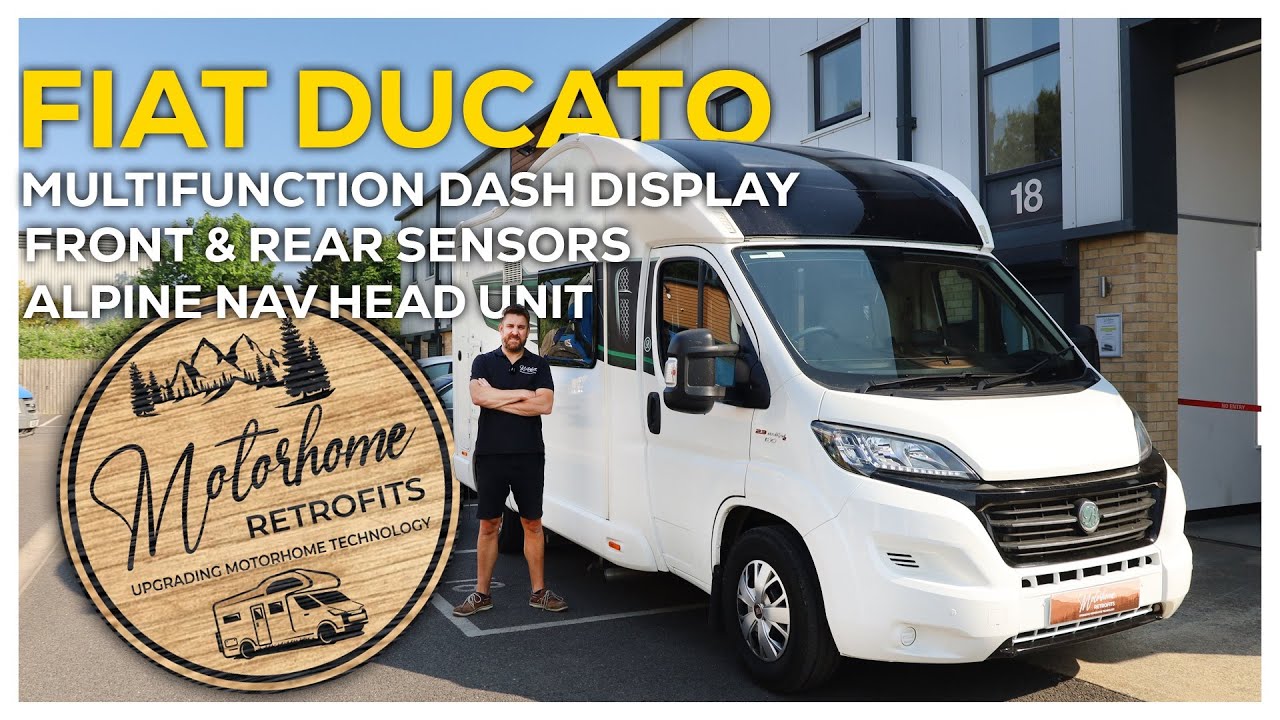 Fiat Ducato Parking Sensors, Alpine Head Unit & Dash Display Upgrades ...
