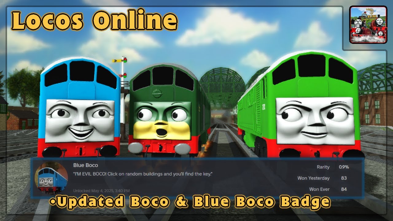 Locos Online ~ Updated Boco & Blue Boco [BADGE SPOILERS] - YouTube