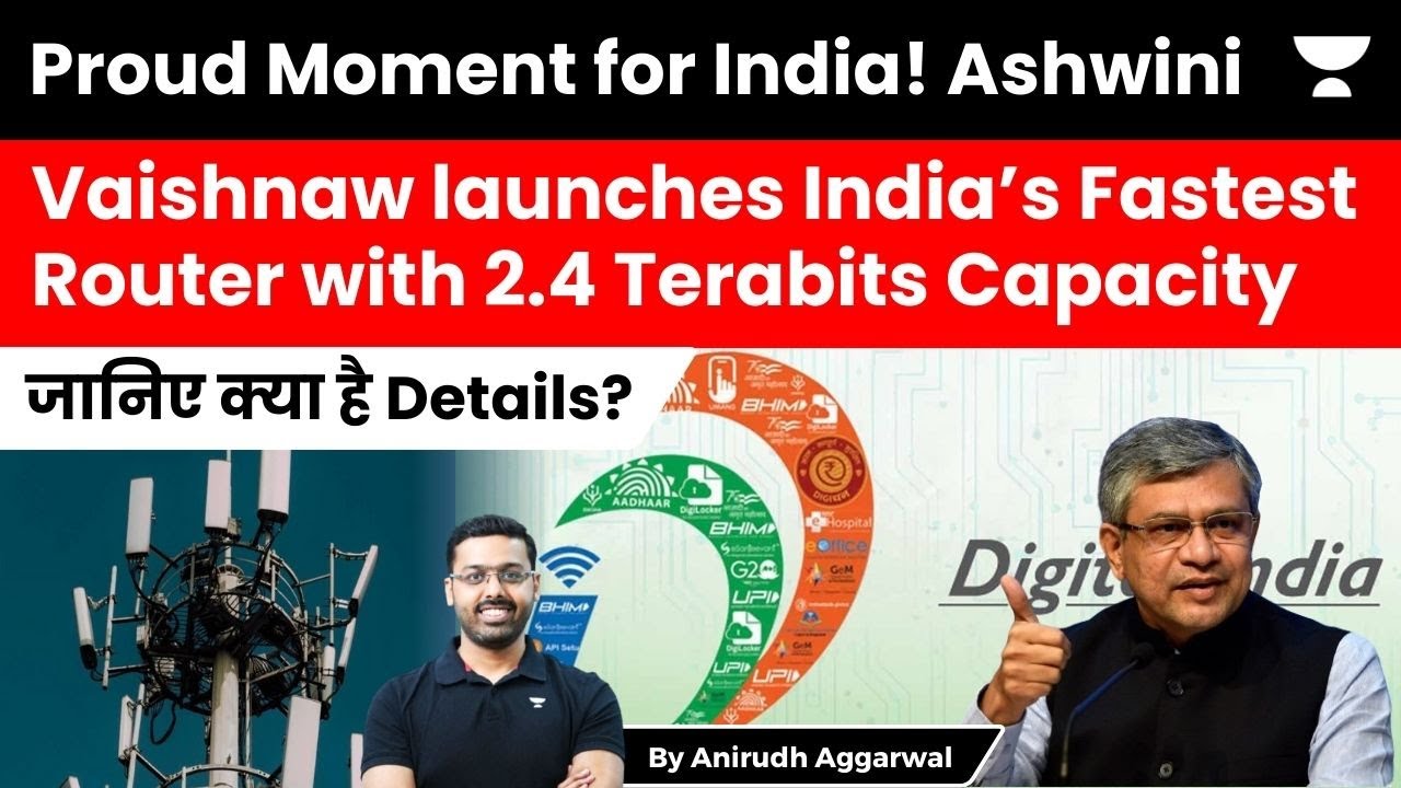 Proud Moment! Ashwini Vaishnaw launches India’s Fastest Router with 2.4 ...
