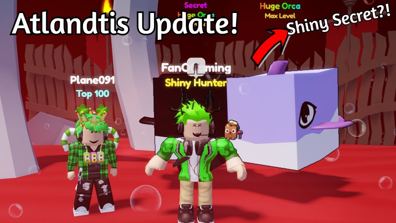 Atlantis World is Here! *New* Shiny Secret Showcase | Bubblegum Clicker ...