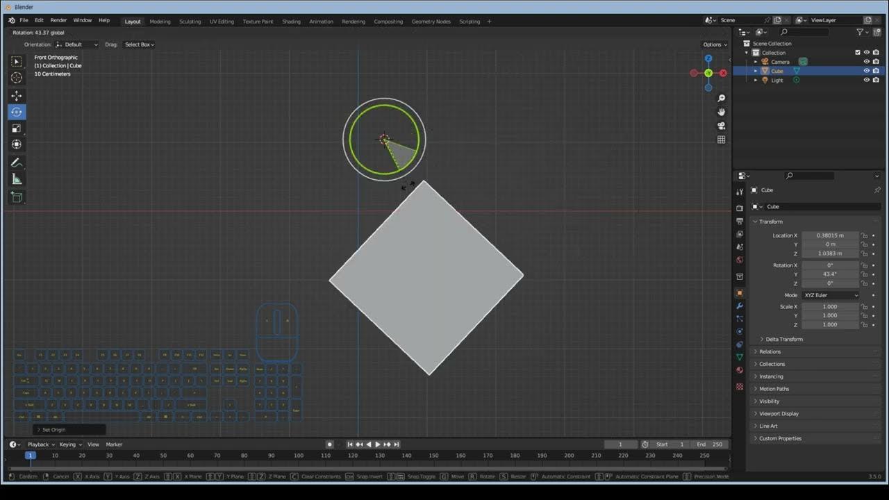 how to change pivot with cursor - YouTube