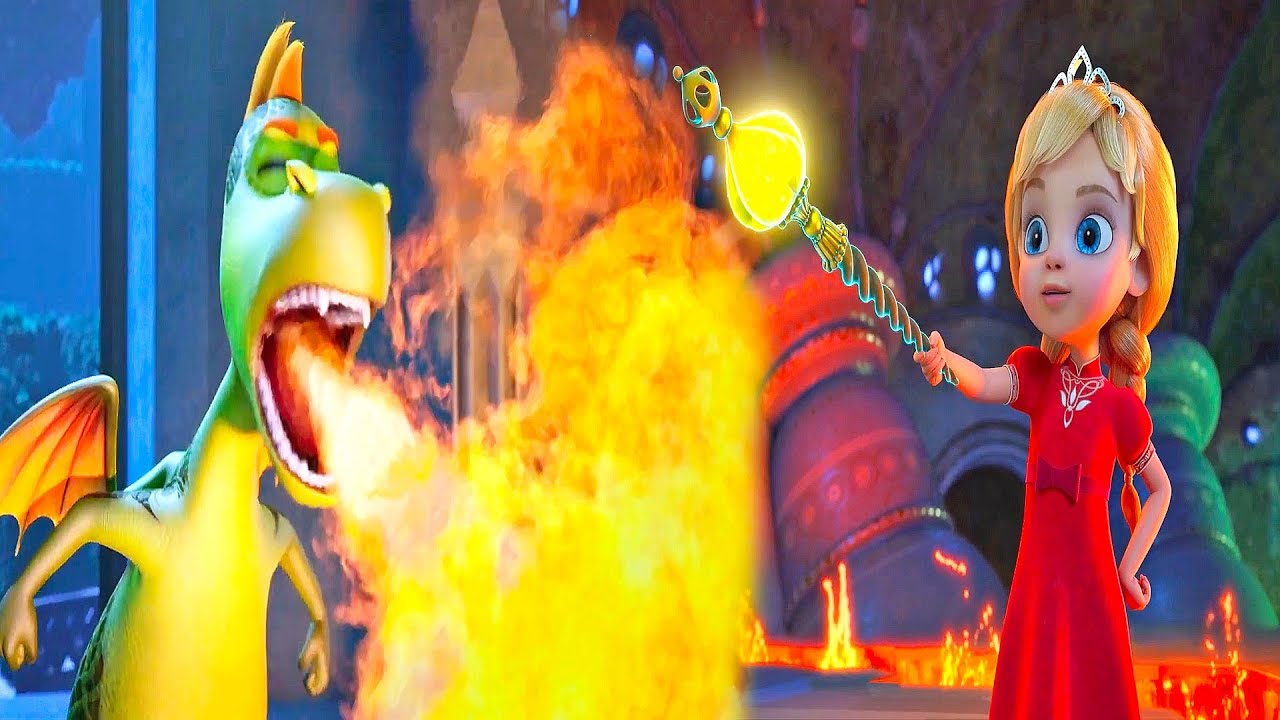 MAGIC Spell Casting CLIMAX | Princess And The Dragon Movie Part 5 ...