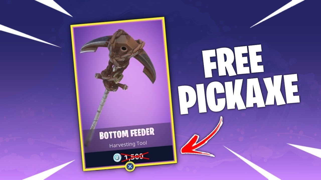 HOW TO UNLOCK FREE BOTTOM FEEDER PICKAXE (FORTNITE FISHING FRENZY) HOW ...