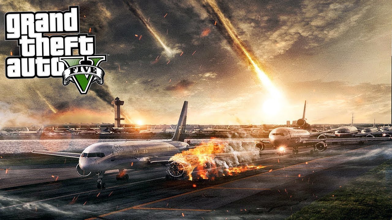GTA 5 Mod : METEORS ARE COMING TO THE EARTH - YouTube