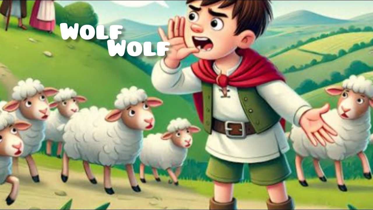 The Boy Who Cried Wolf II Story Of Wolf II English Story - YouTube