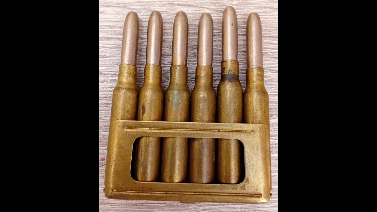 WW2 Italian ammunition Carcano 6.5 rounds. The round that shot JFK ...