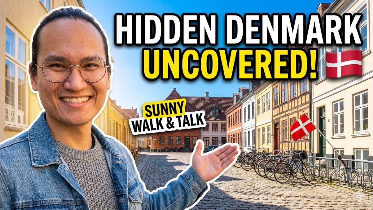 FULL HD Exploring the Hidden Streets of Denmark 🇩🇰 | Sunny Day Walk ...