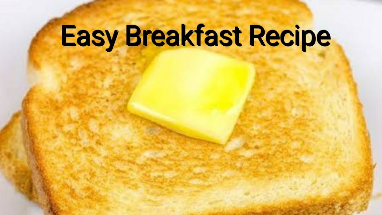 Easy Breakfast Recipe /quick Bread recipe / Evening Snacks recipe ...
