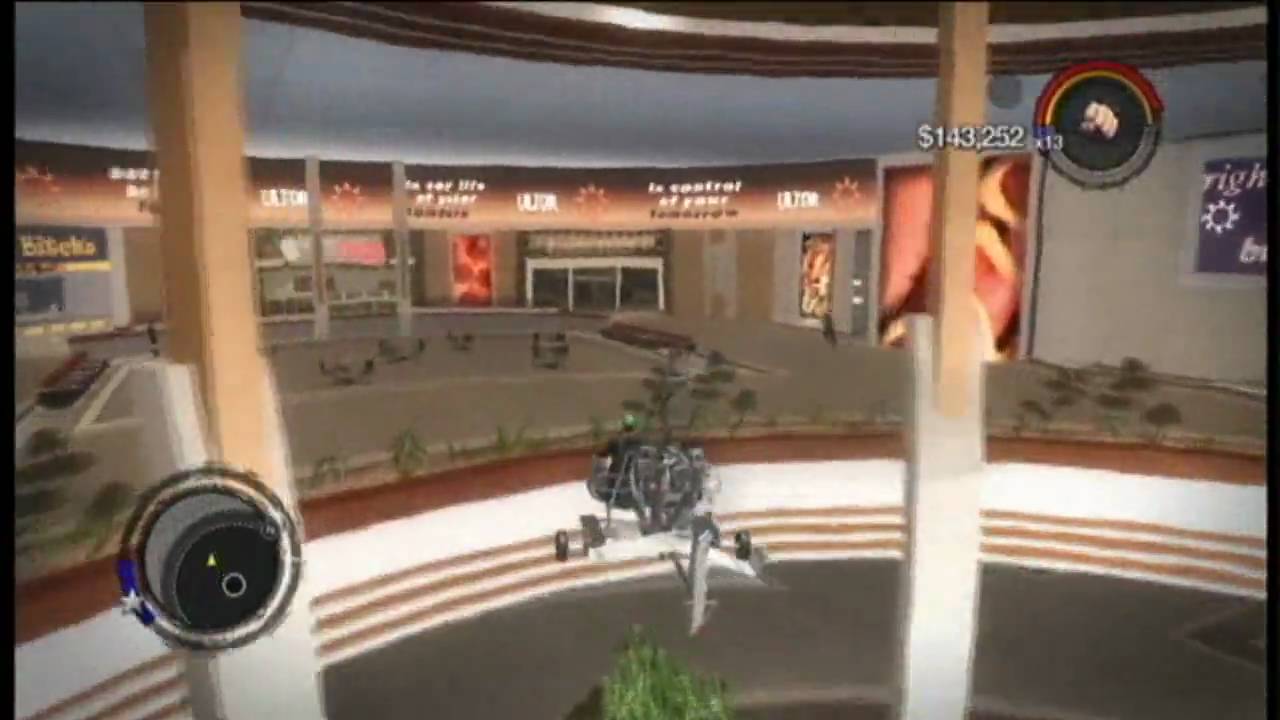 Saints Row 2 Outtakes: The Mall-O-Copter HD - YouTube