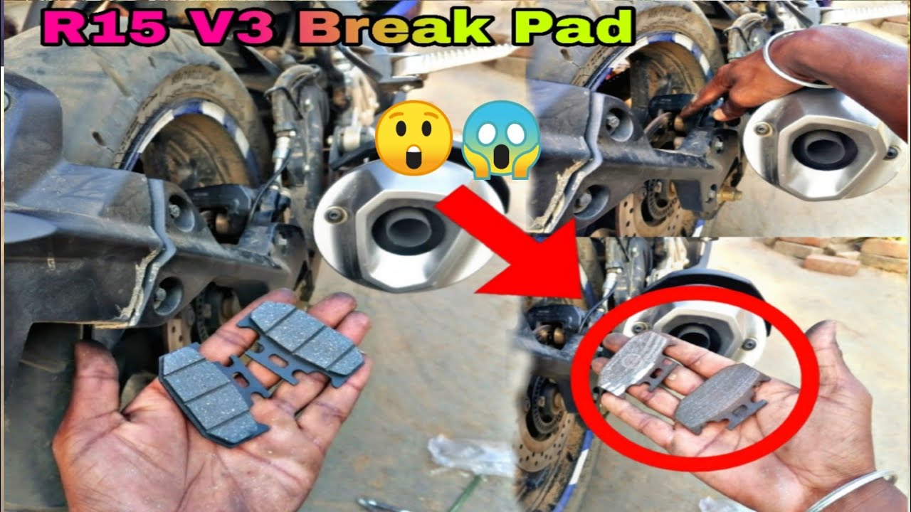 R15 V3 Rear Brake Pad Change - YouTube