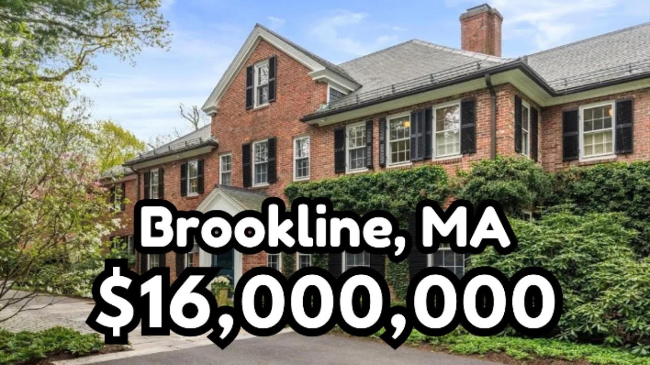 Inside a $16M Brookline MA Mansion: Ultimate Luxury Real Estate Tour ...