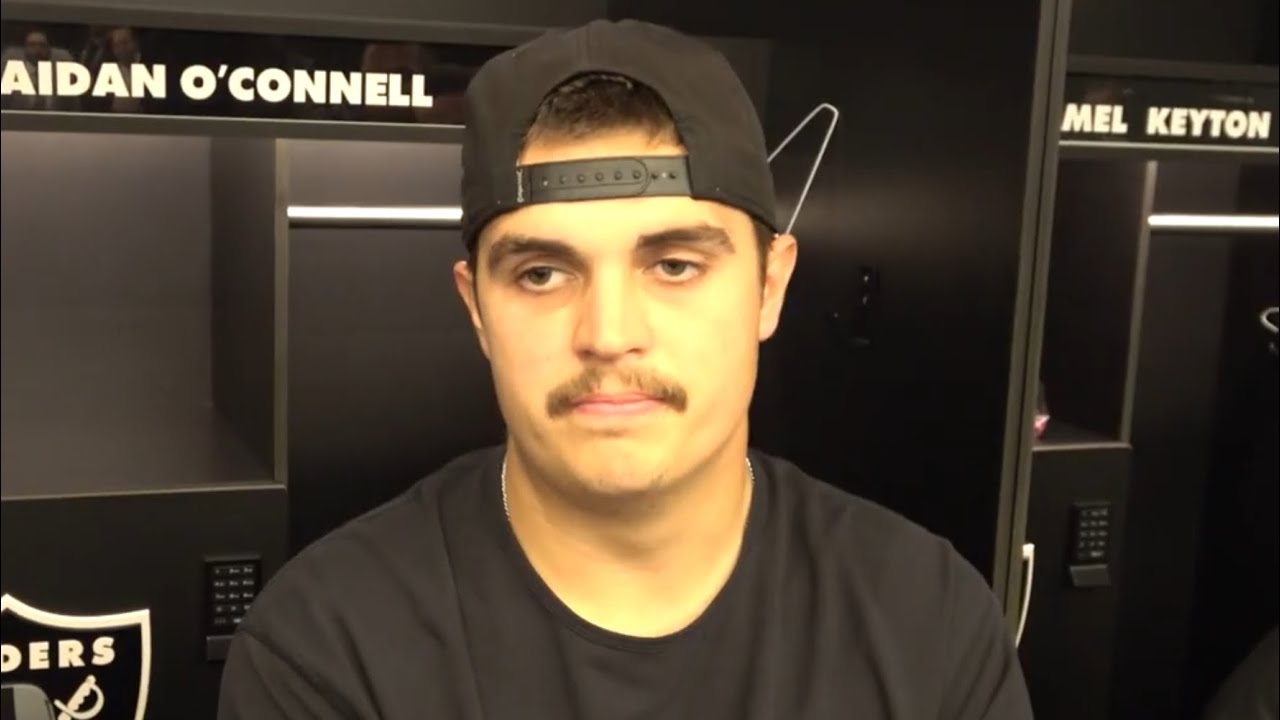 AIDAN O'CONNELL ASSESSES SEASON AFTER FINAL GAME OF THE YEAR; DID HE LIKE WHAT HE PUT ON TAPE ...