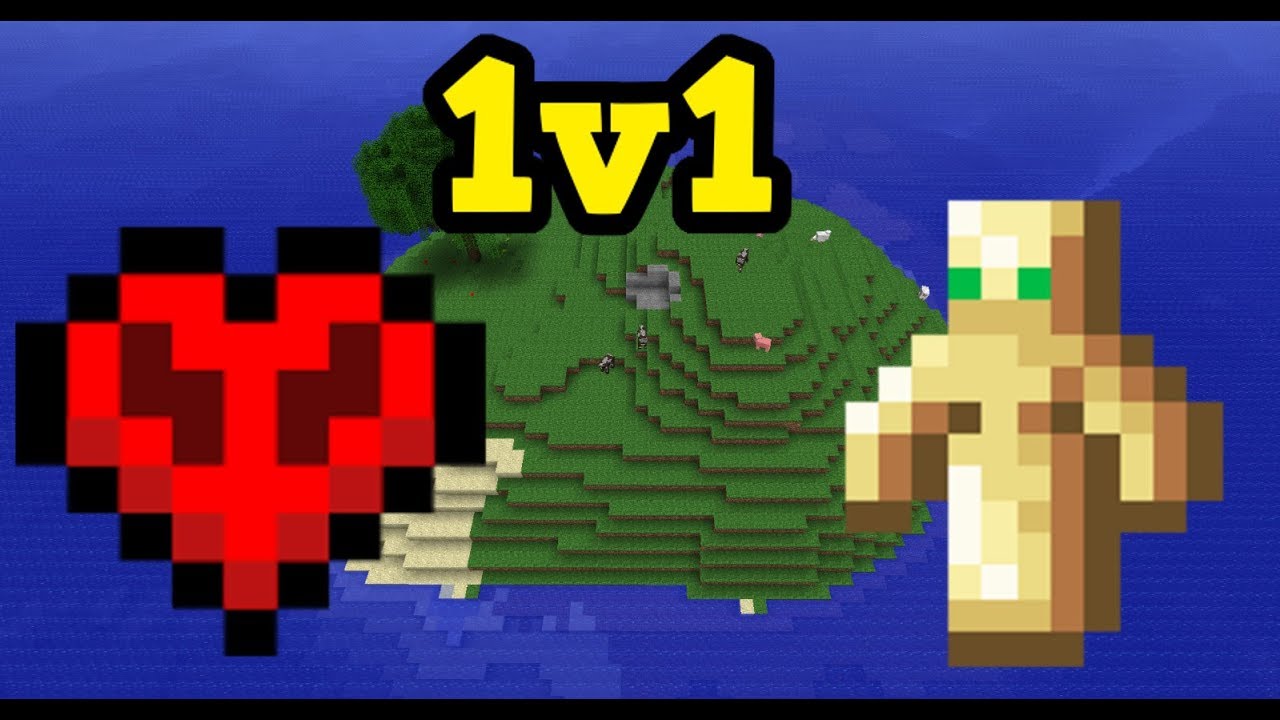 Minecraft PS4 - 1v1 UHC ISLANDS (Totem 1v1) - YouTube