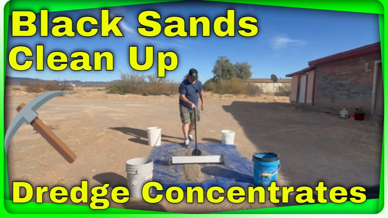 Separate Gold from Black Sands - How to Separate - YouTube