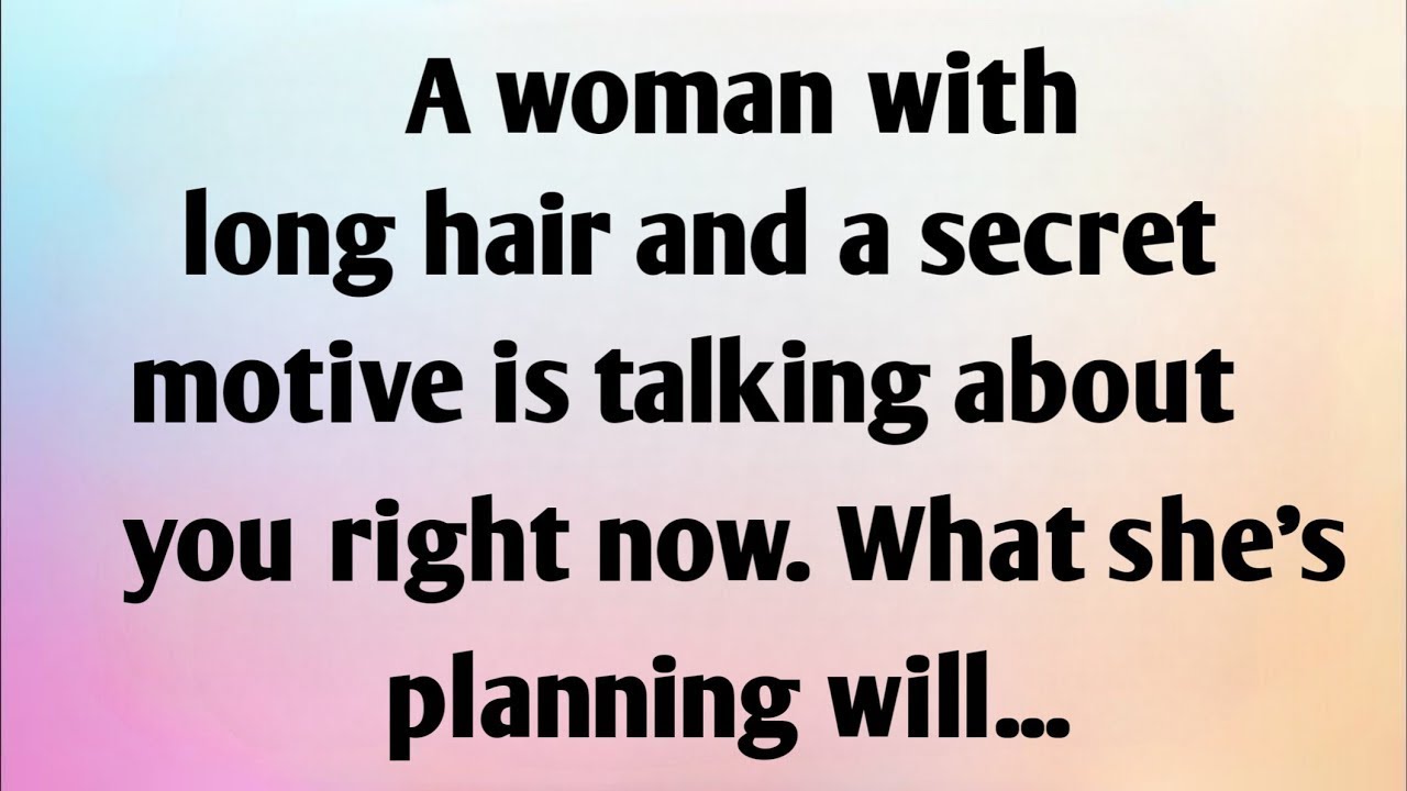 A WOMAN WITH LONG HAIR AND A SECRET MOTIVE IS... - YouTube