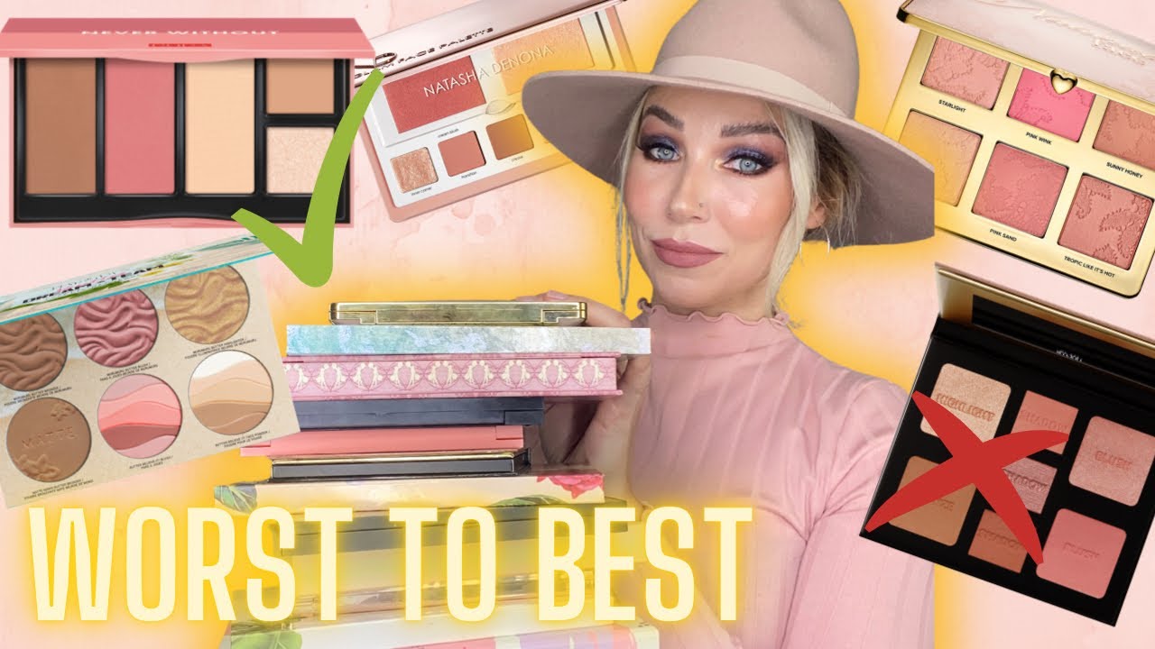FACE PALETTES COLLECTION RANKED FROM WORST TO BEST / MAKEUP COLLECTION ...