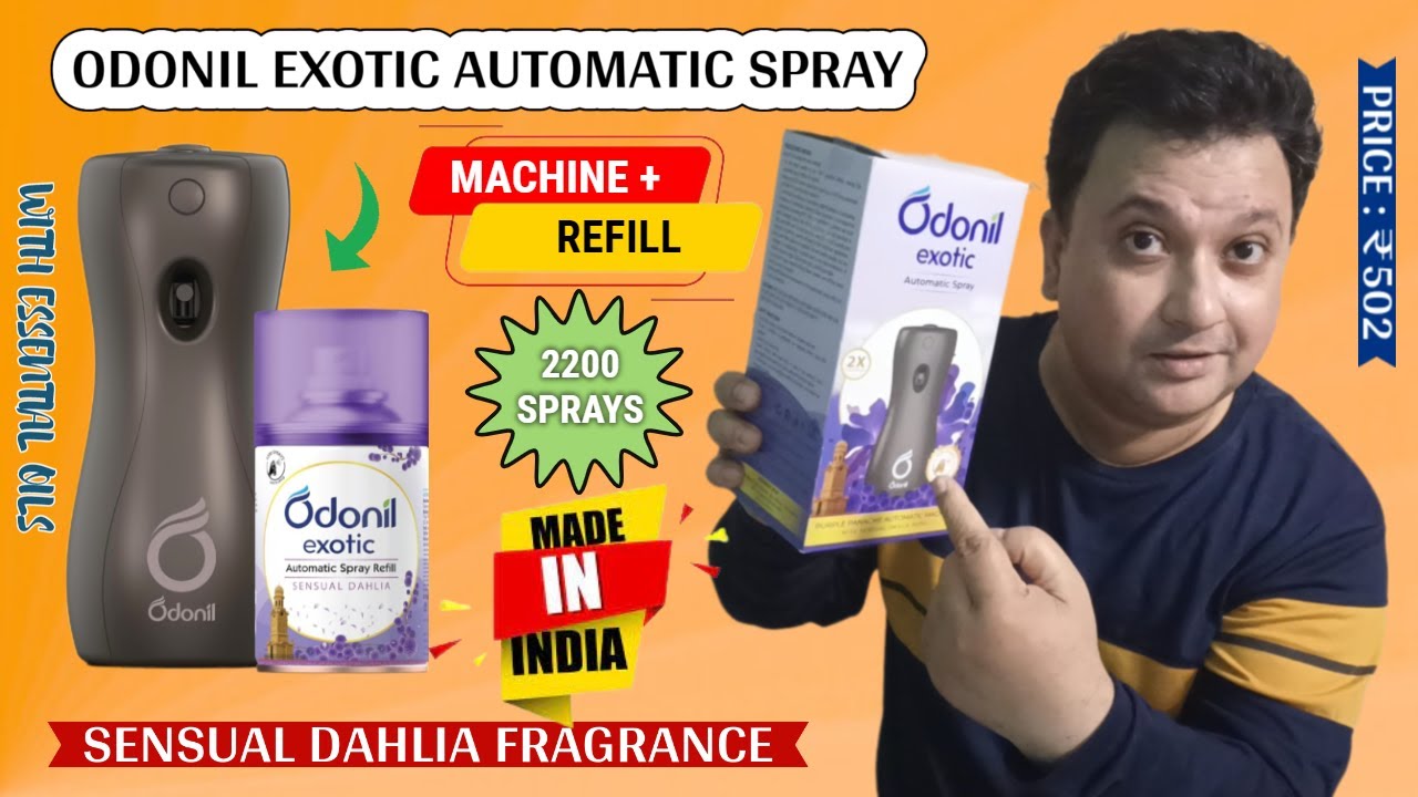 Exclusive First Look at | Odonil Exotic Auto Spray Fragrance Machine ...