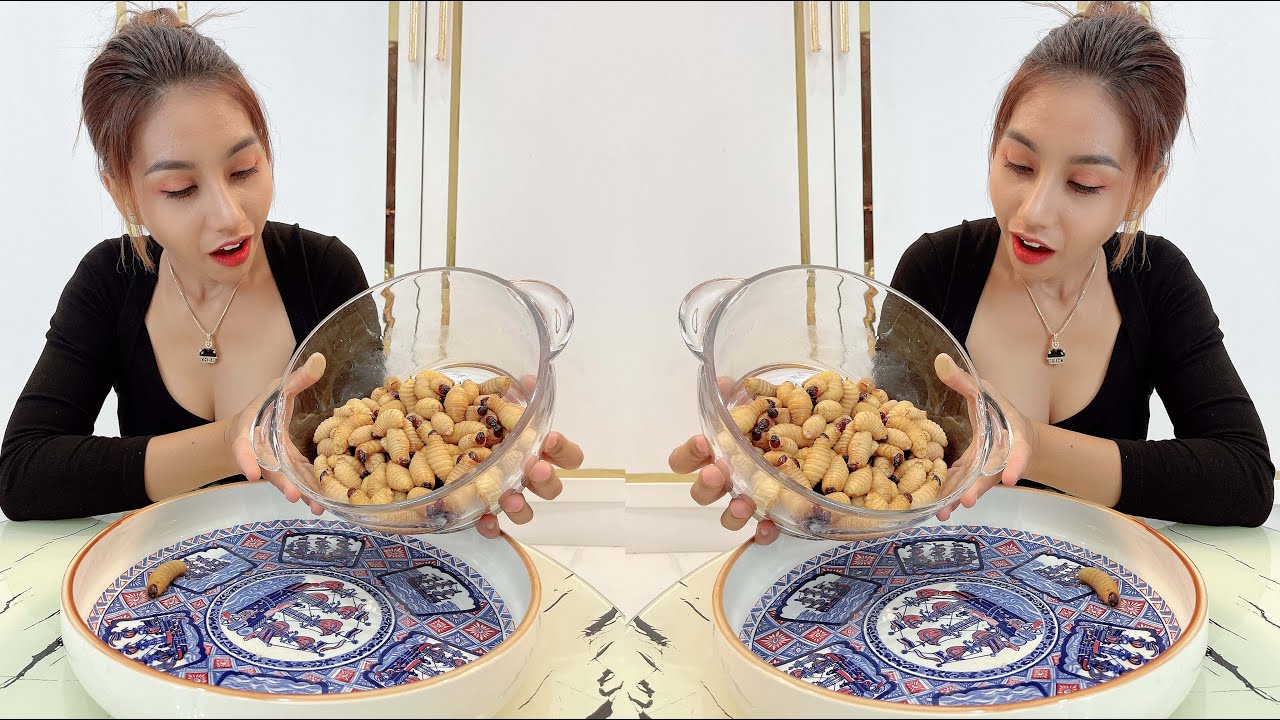 Eat special food with milk - Eating show - YouTube
