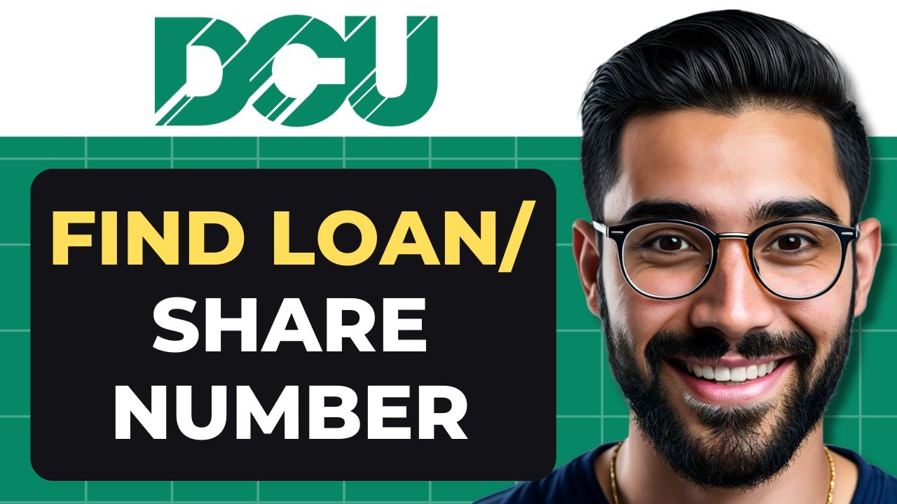 How To Find DCU Share And Loan Number (Full Guide) - YouTube