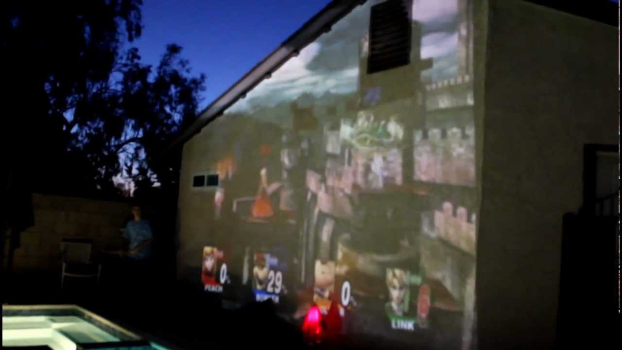 Nintendo Wii Party being played on HUGE Screen. Gaming Projector ...