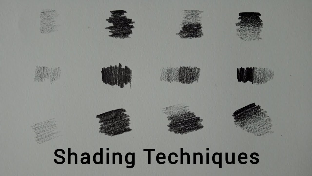 Shading Techniques with pencil || Lesson 1 #devvratvishwakarmaart - YouTube