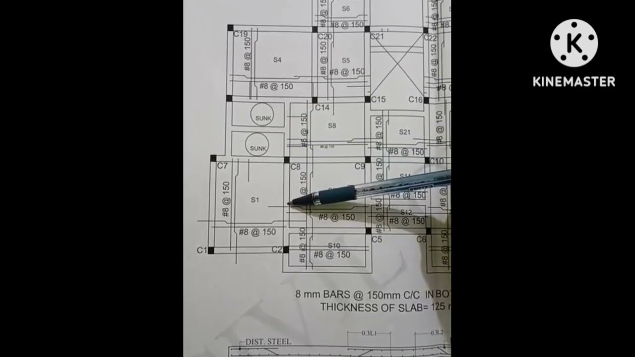 Bar bending schedule of sunken slab!! cutting length of sunken slab BBS ...
