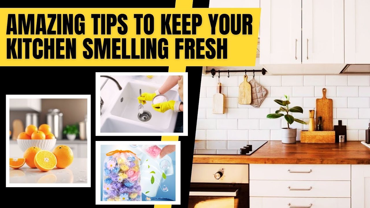 How to Keep Your Kitchen Smelling Fresh All Day - YouTube