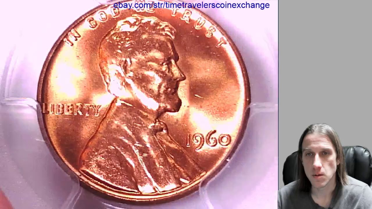 Coin Video of 1960 P Lincoln Memorial Cent Graded by PCGS MS 64 RD ...
