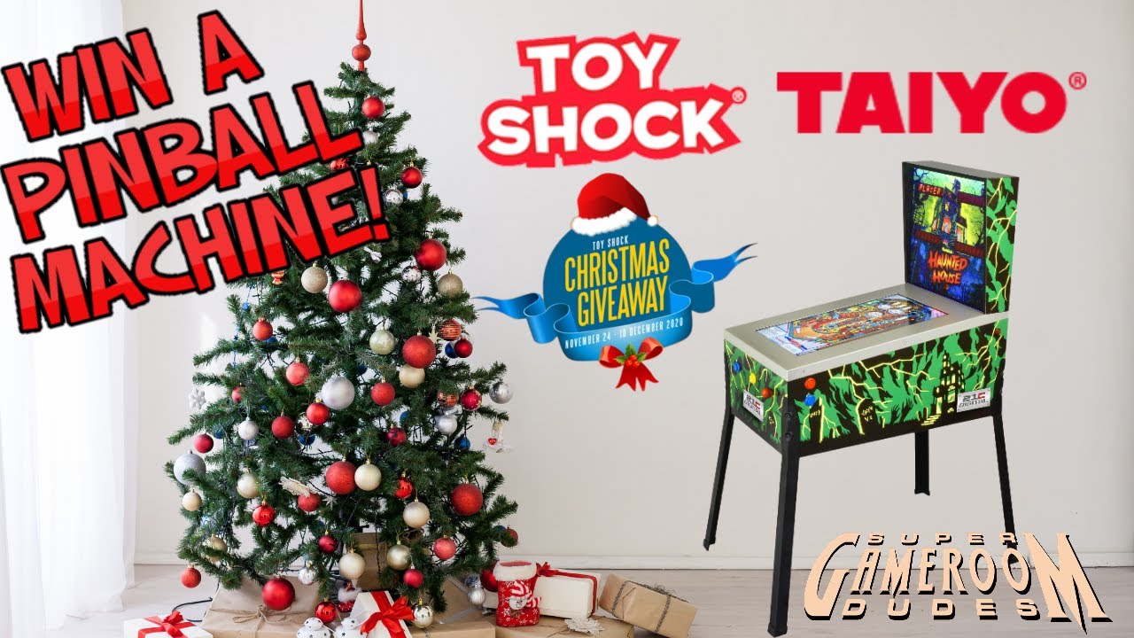 Toy Shock 1 Year Anniversary Holiday Pinball Giveaway Announcement ...
