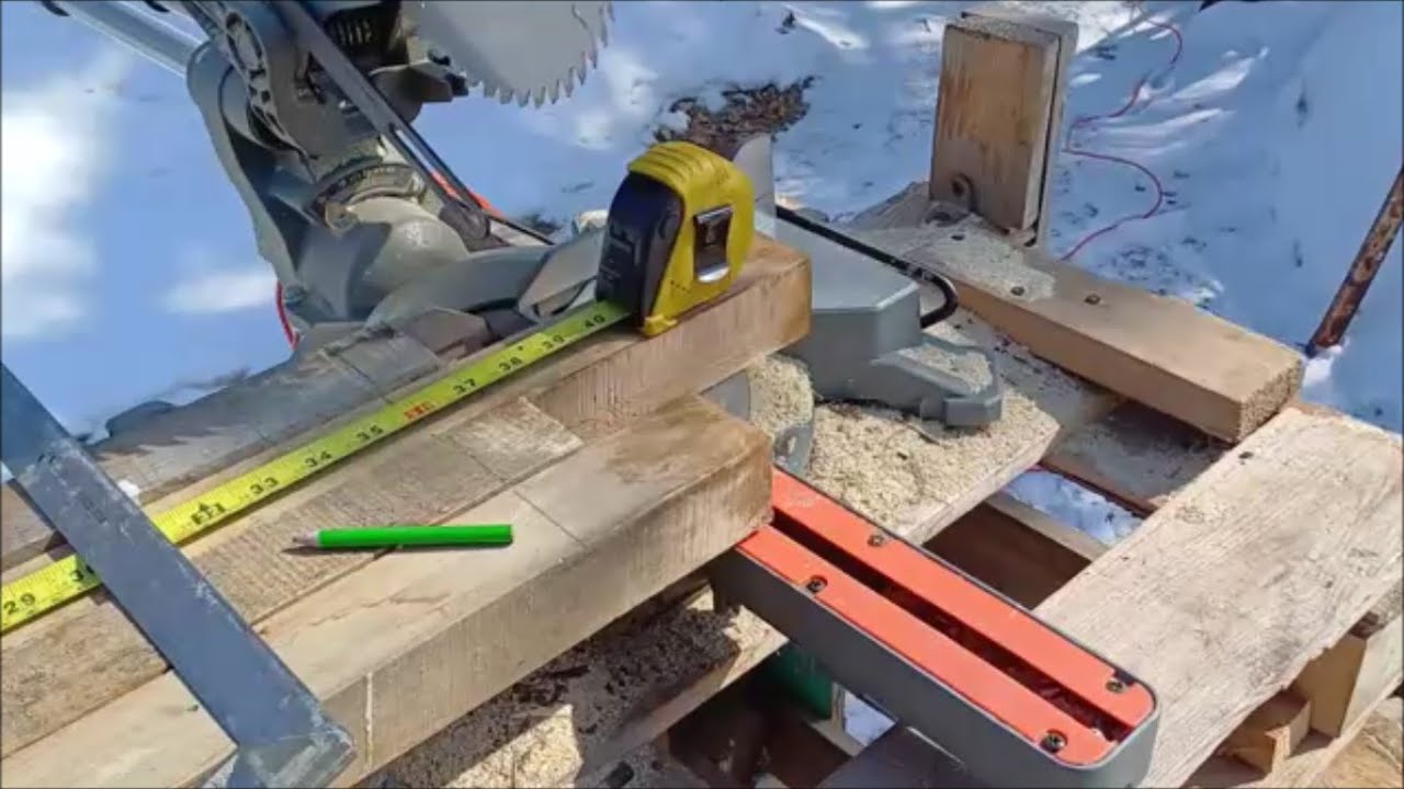 Driving to our dacha and starting the new arbor project - March 23 ...