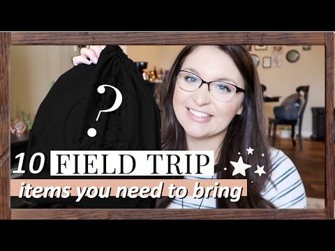 TOP 10 Field Trip Items | What's in My Field Trip Bag - YouTube