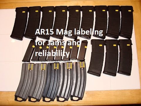 AR15 Mag labeling for Jams and reliability - YouTube