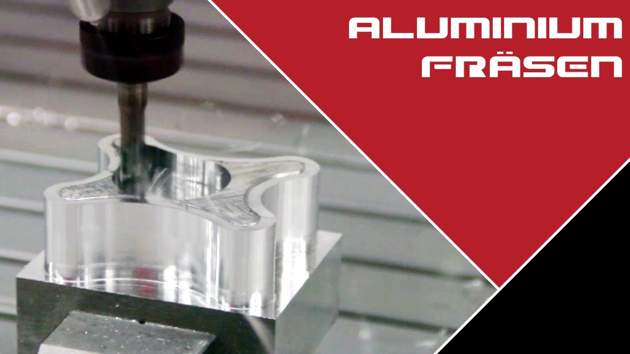 Aluminium fräsen mit einer isel CNC Maschine | isel Germany - YouTube