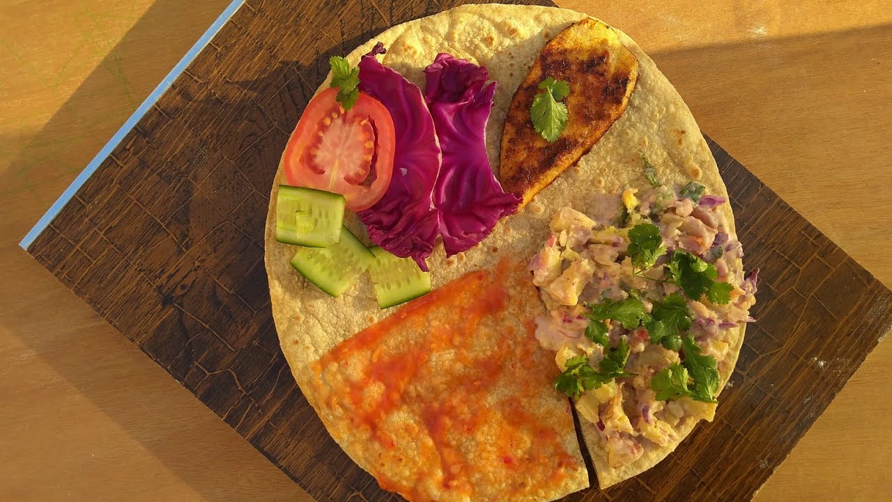 Triangle Chicken Wrap - YouTube