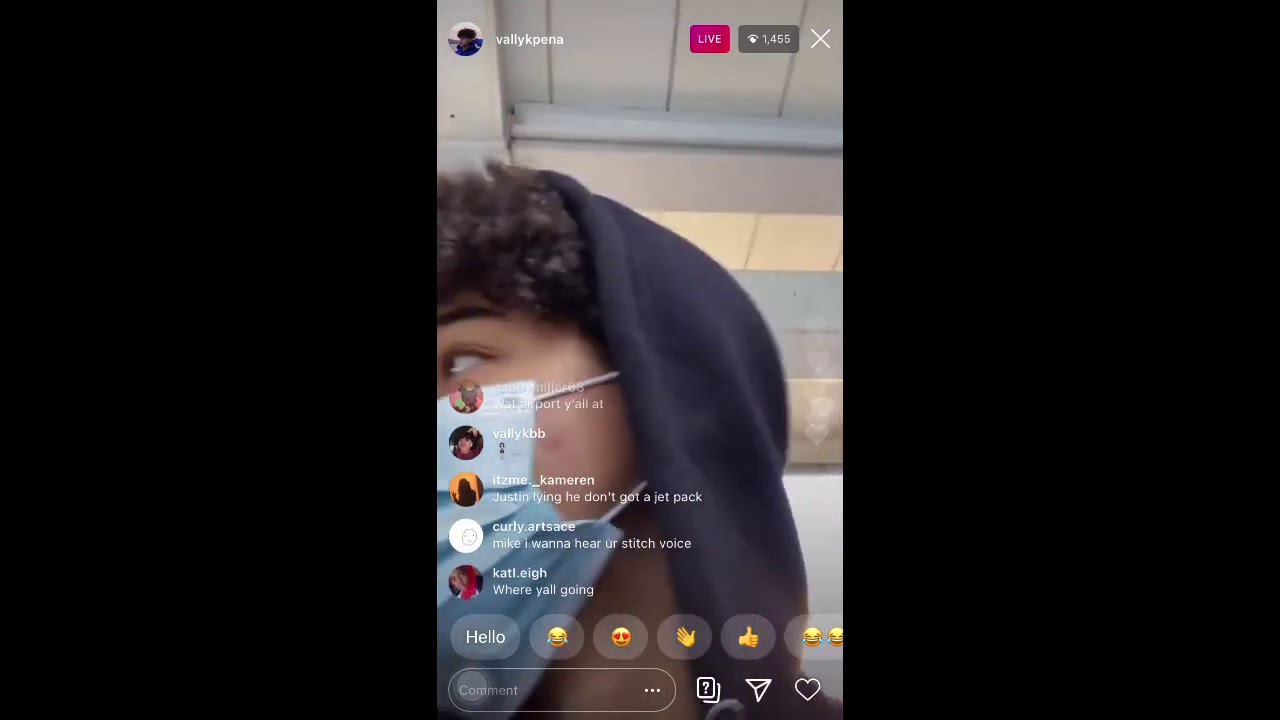 vallyk pena instagram live with therealslimedupmike - YouTube