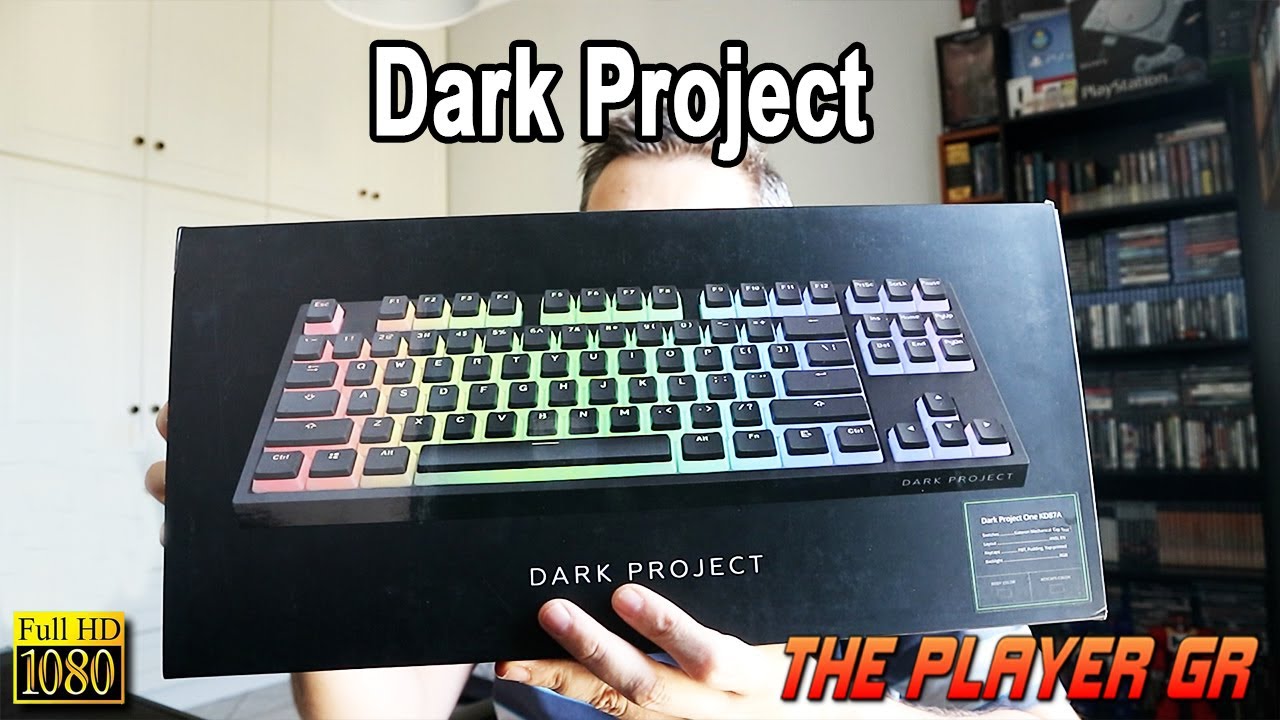 Το νέο μου μηχανικό πληκτρολόγιο της Dark Project - YouTube