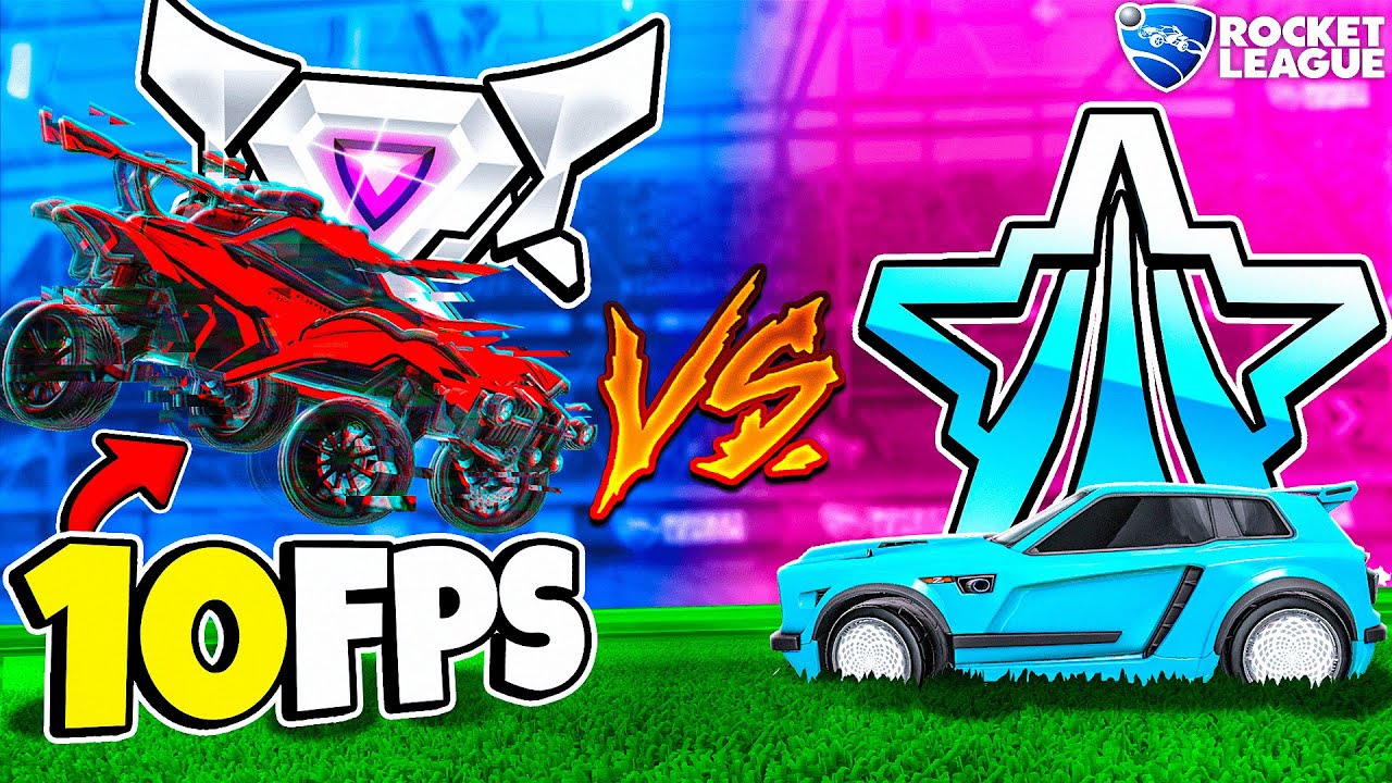 SSL com 10 FPS VS TODOS OS RANKS DO ROCKET LEAGUE (ft. Firewall154 ...