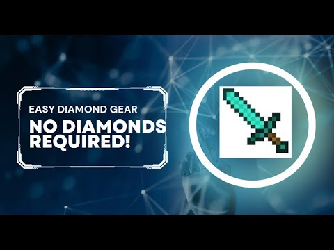 Easy Diamond Armor & Gear WITHOUT DIAMONDS! - YouTube