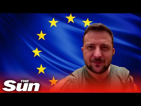 President Zelensky hails 'victory' as Ukraine is granted EU status
