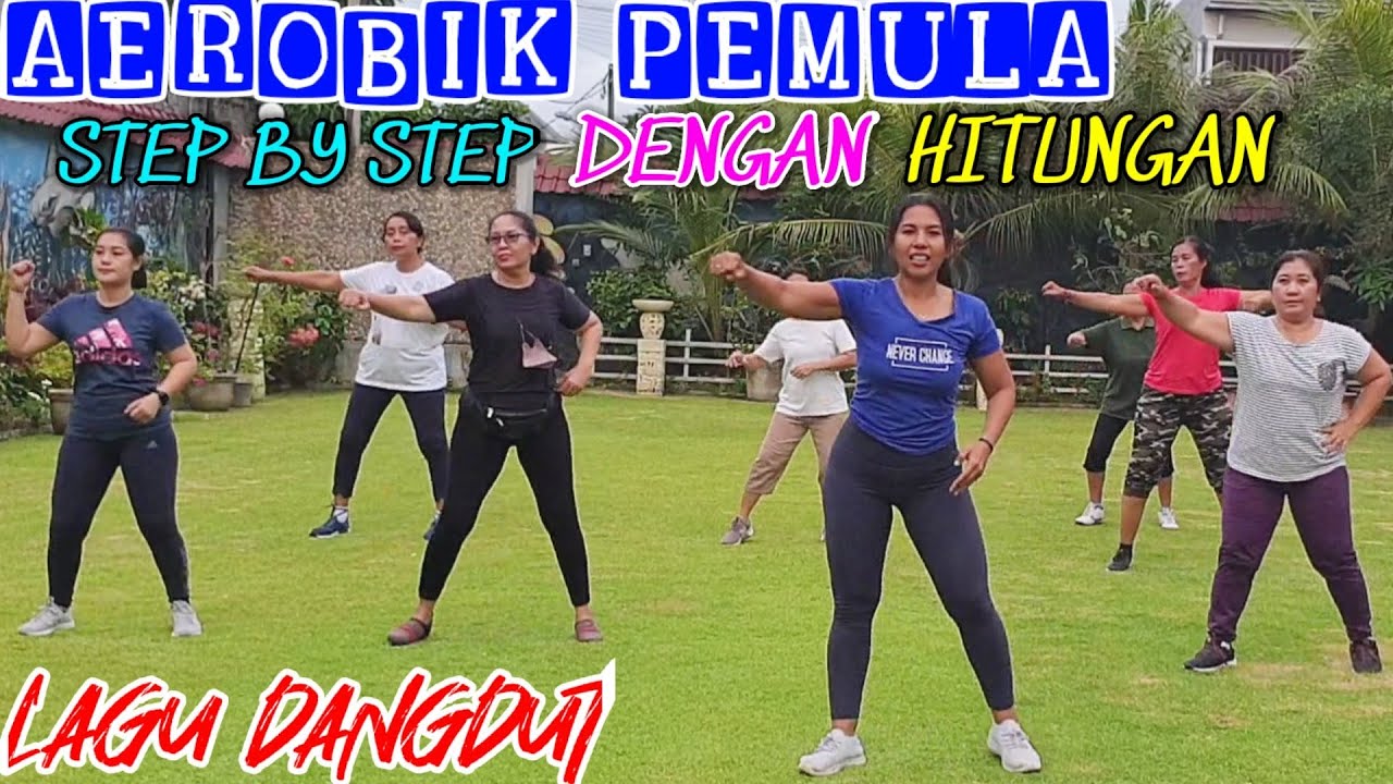 Senam Aerobik Pemula Terbaru 2022 | Senam Aerobik Dengan Hitungan - YouTube
