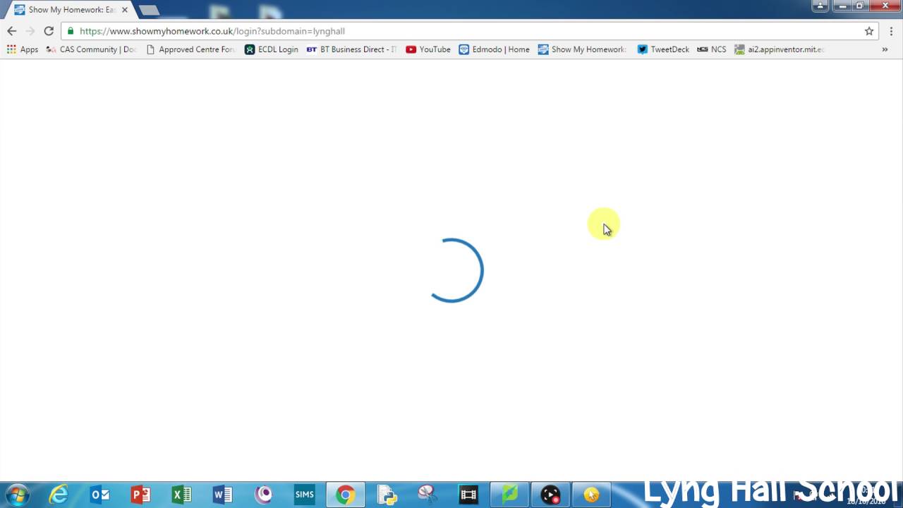 Show My Homework Tutorial | How to Log in | Lyng Hall School - YouTube