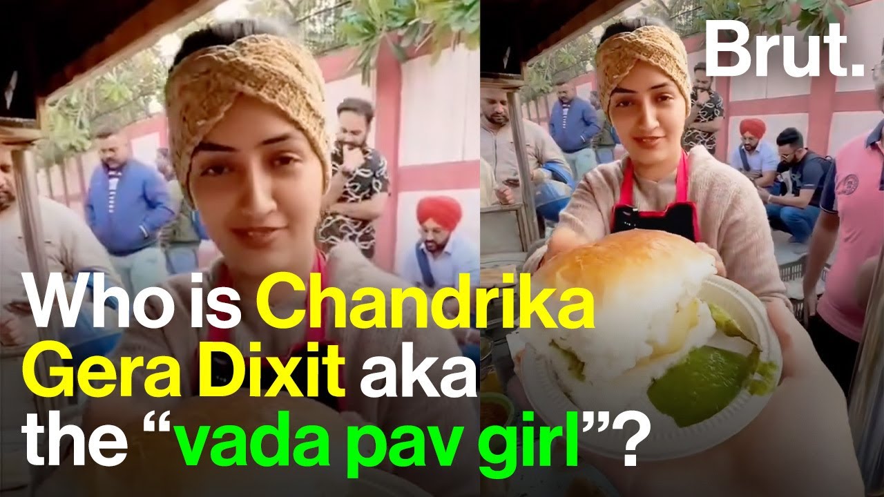 Who is Chandrika Gera Dixit aka the "vada pav girl"? - YouTube