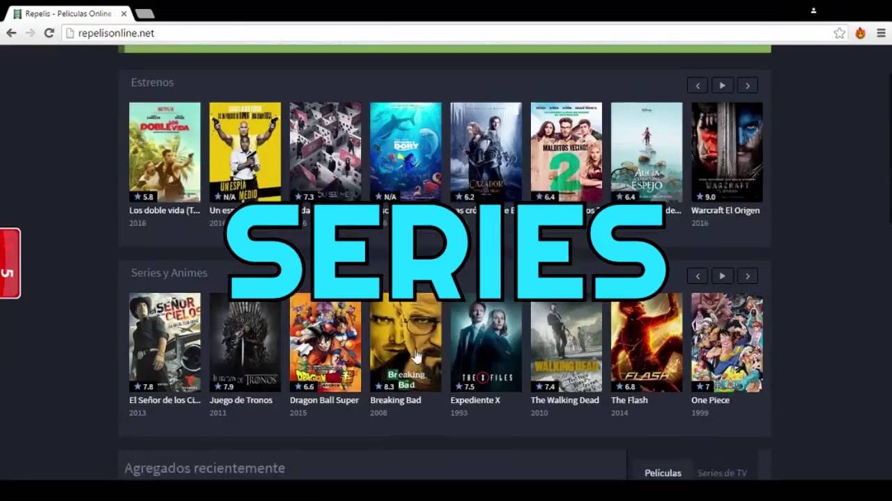Tutorial Como ver una Serie Online Repelis - YouTube