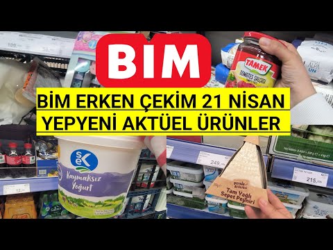 BİM ERKEN ÇEKİM BİM 21 NİSAN SALI GÜNÜ GELİYOR BİM BU HAFTA YEPYENİ AKTÜEL ÜRÜNLER BİM BU SALI 