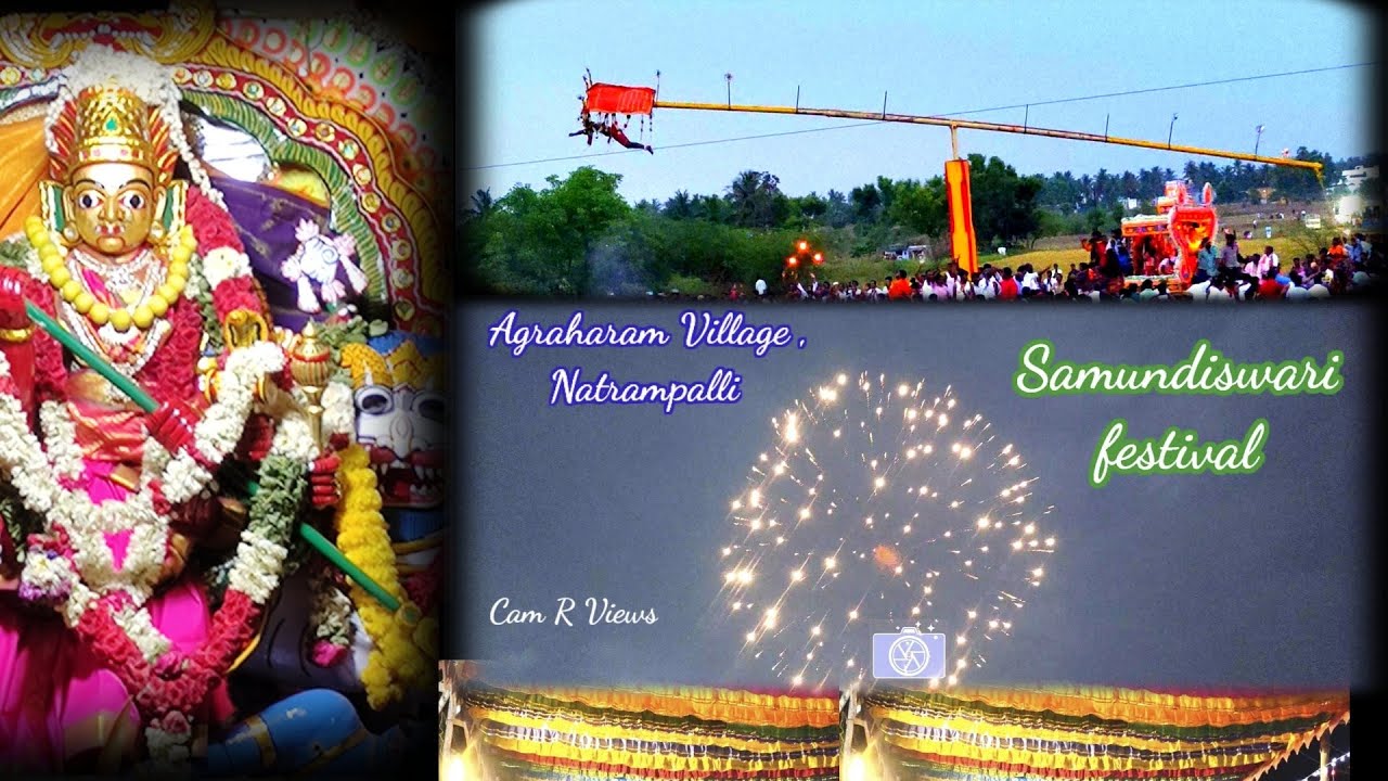 Natrampalli | Agraharam Village | Samundiswari festival | Car Festival ...